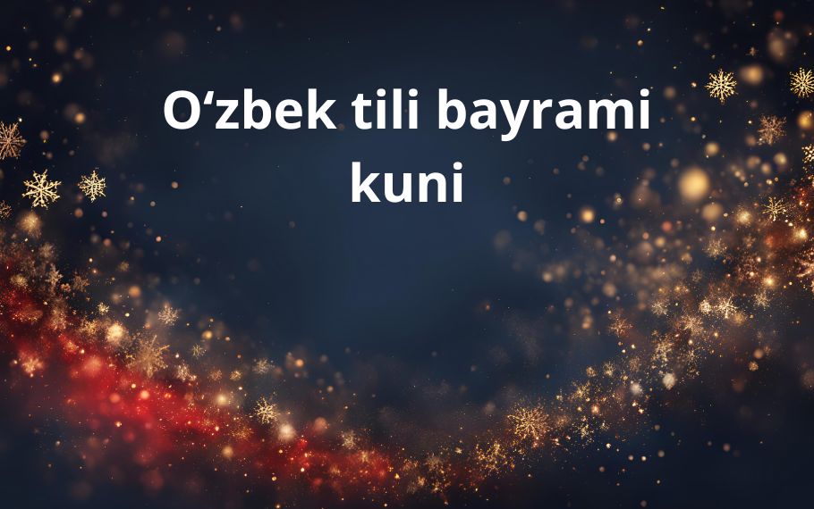 Oʻzbek tili bayrami kuni